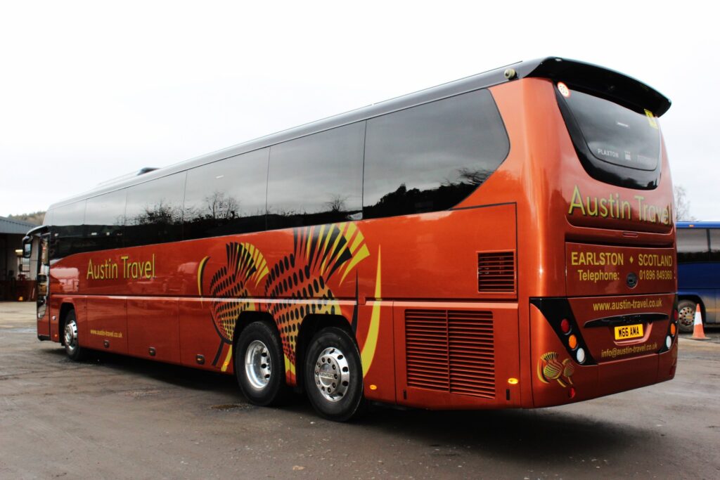 2017 VOLVO B11R PLAXTON PANTHER 61 SEAT EXEC EURO 6 - Hills Coaches